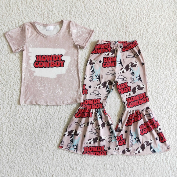 Kooky'S Kloset | Matching Sets | Howdy Cowboy Shirt Bell Bottom Pants ...